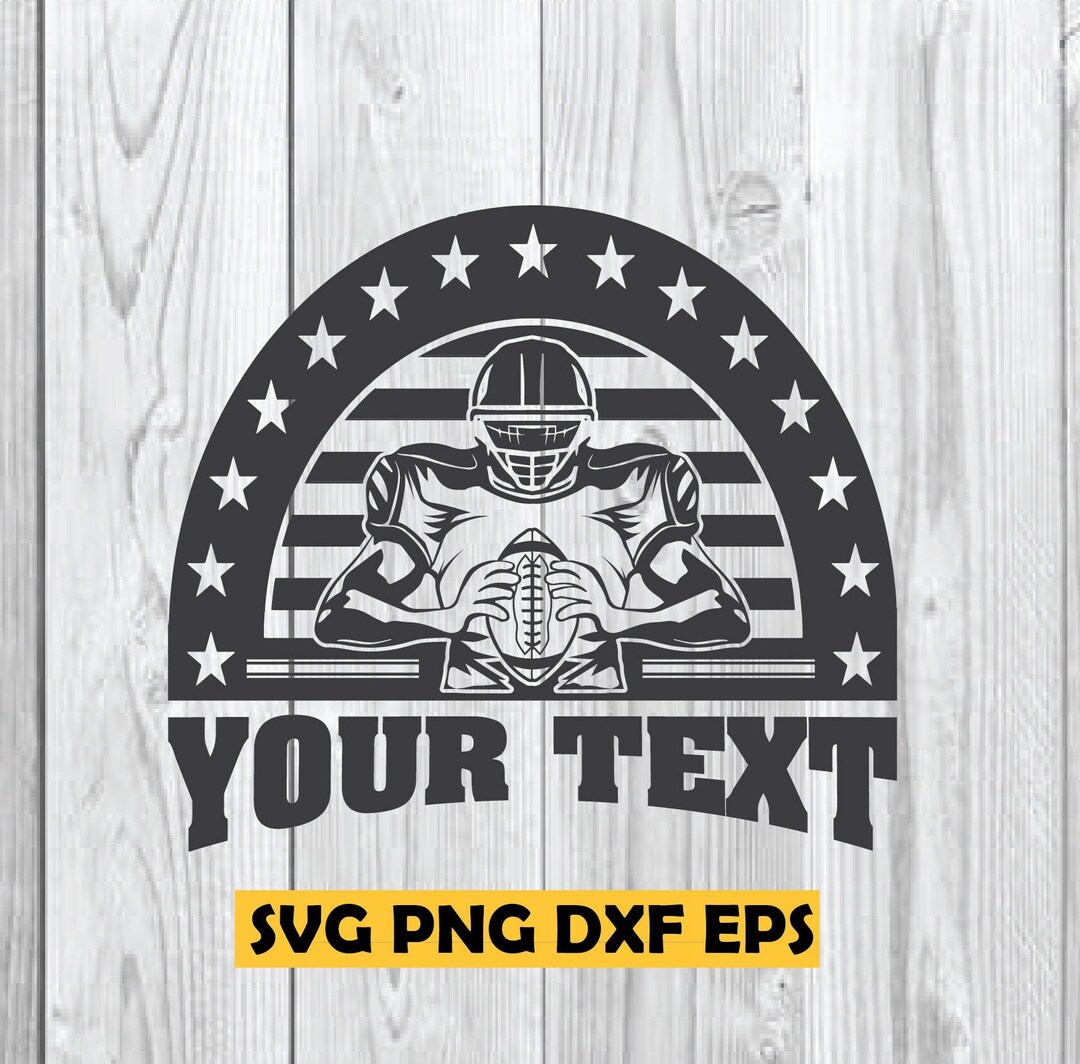 US Football Player Svg | Us Football Svg | Football Shirt Svg, Football ...