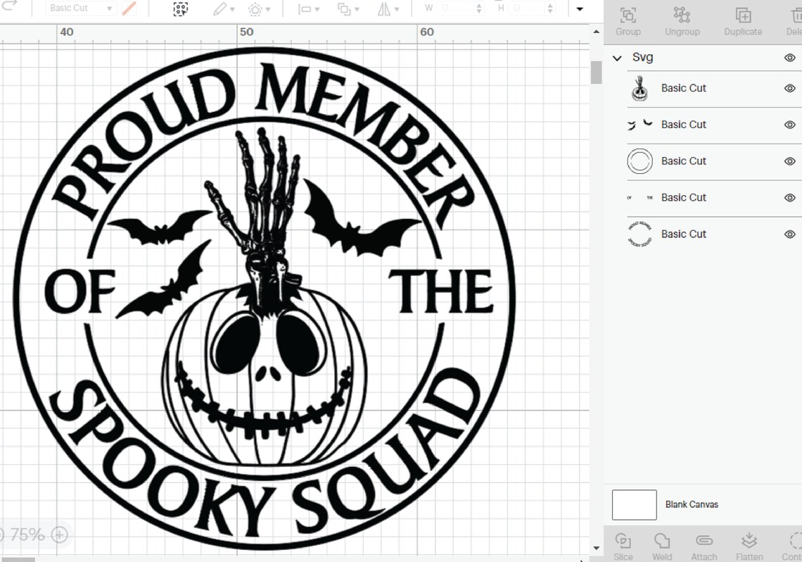 Proud Member of the Spooky Squad Svg Spooky Squad PNG - Etsy