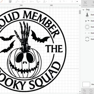 Proud Member of the Spooky Squad Svg, Spooky Squad PNG, Halloween Png ...
