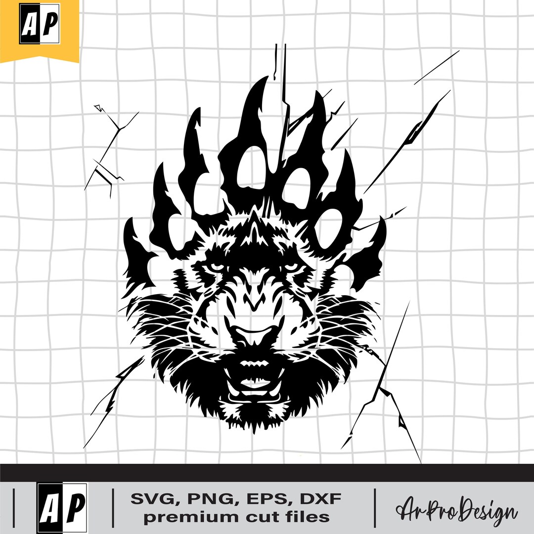 Tiger Scratch Svg, Tiger Claw Svg, Tiger Svg, Tiger Decals, Animal ...