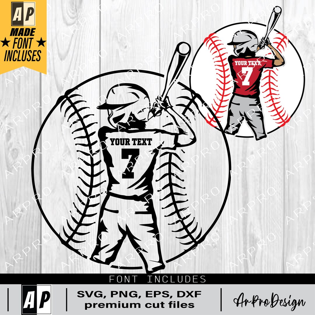 Baseball Kid Svg, Colored Layers, Baseball Team Svg, Baseball Kid Shirt ...