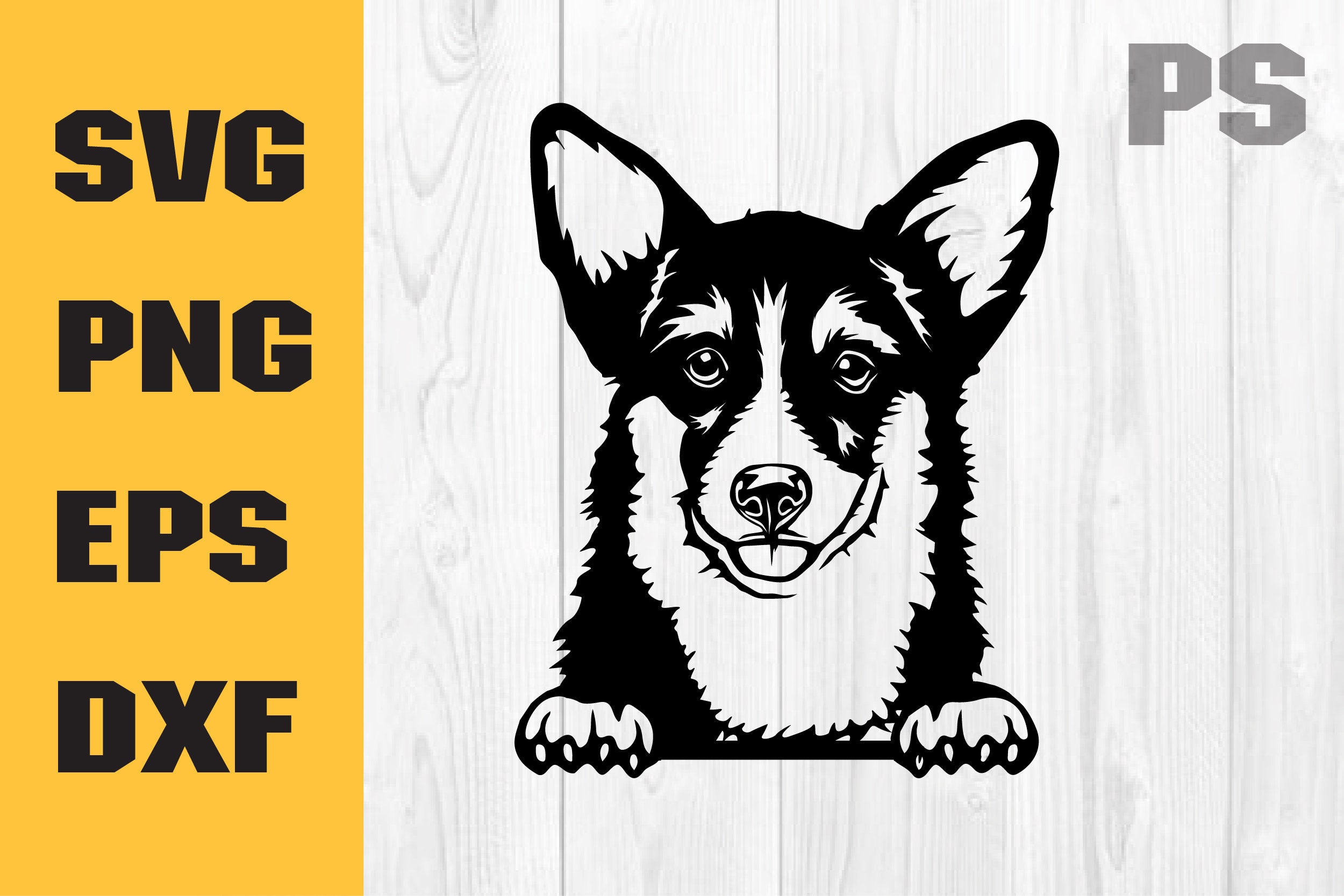 Corgi SVG Corgi Silhouettes Dxf Dog SVG Files for Cricut - Etsy