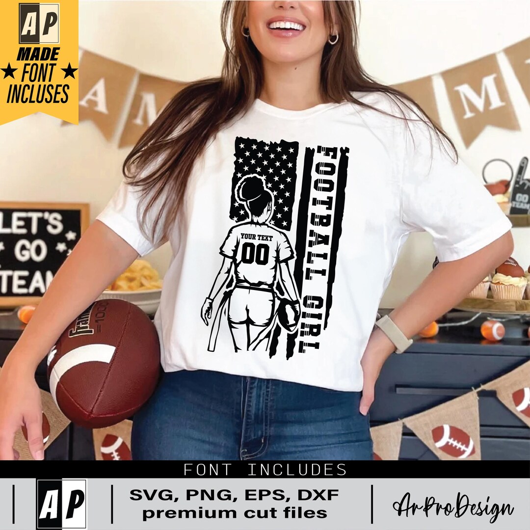 Flag Football Svg, Football Mom, Flag Football Player Svg, Football ...