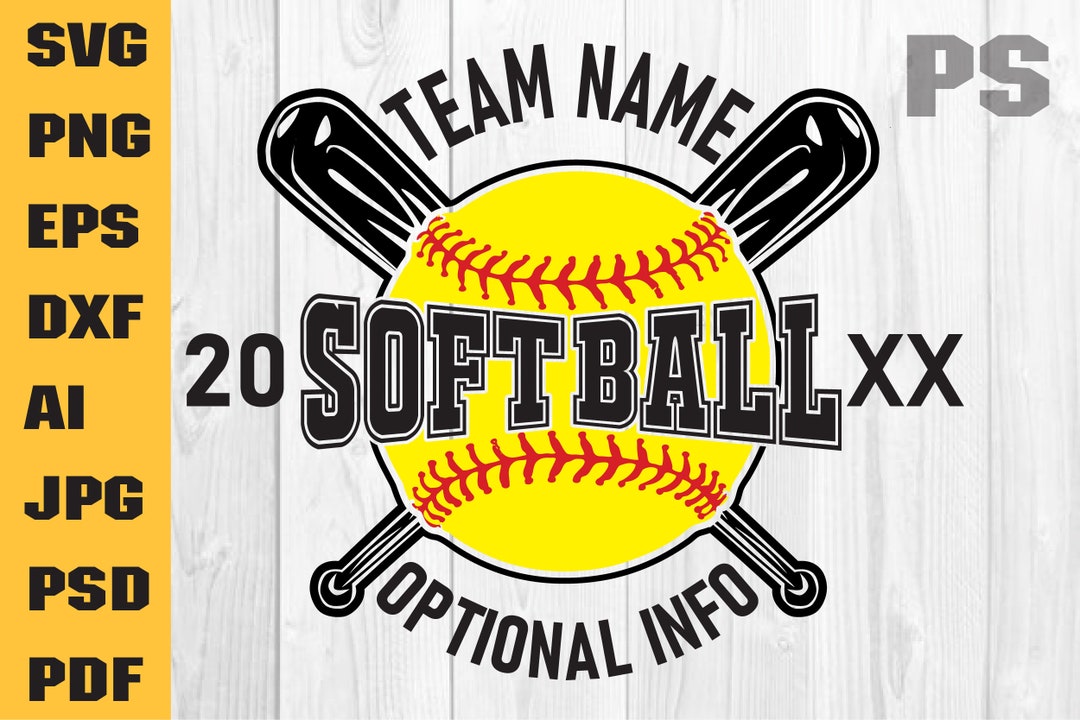 Softball Svg, Template, Softball Mom Svg, Softball Shirt Svg, Cut File ...