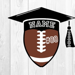 Senior Football Svg, Senior Template, Graduate Template, Football Svg ...