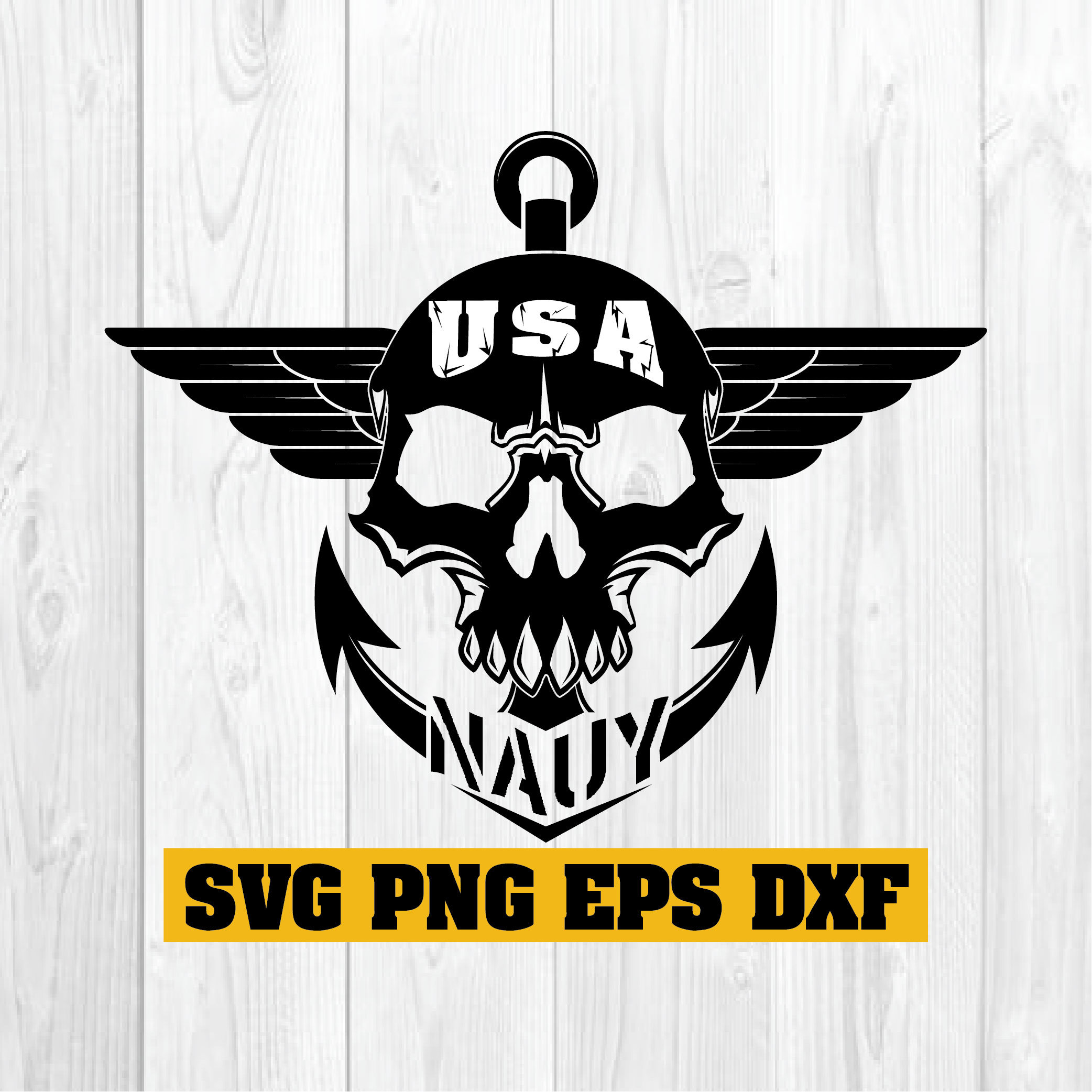 US NAVY Svg Navy Skull Svgsvg png dxfepsfor Cricut | Etsy