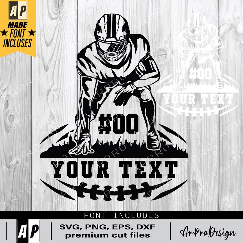 Football Player Svg, Football Svg, Football Team, Football Name ...