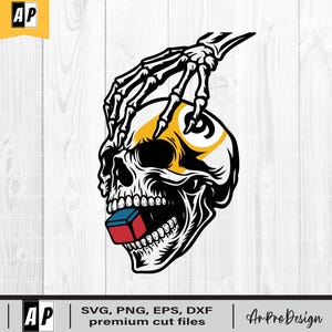 9-ball Skull Skeleton Svg, Billiards SVG, Billiards PNG, Snooker Svg ...