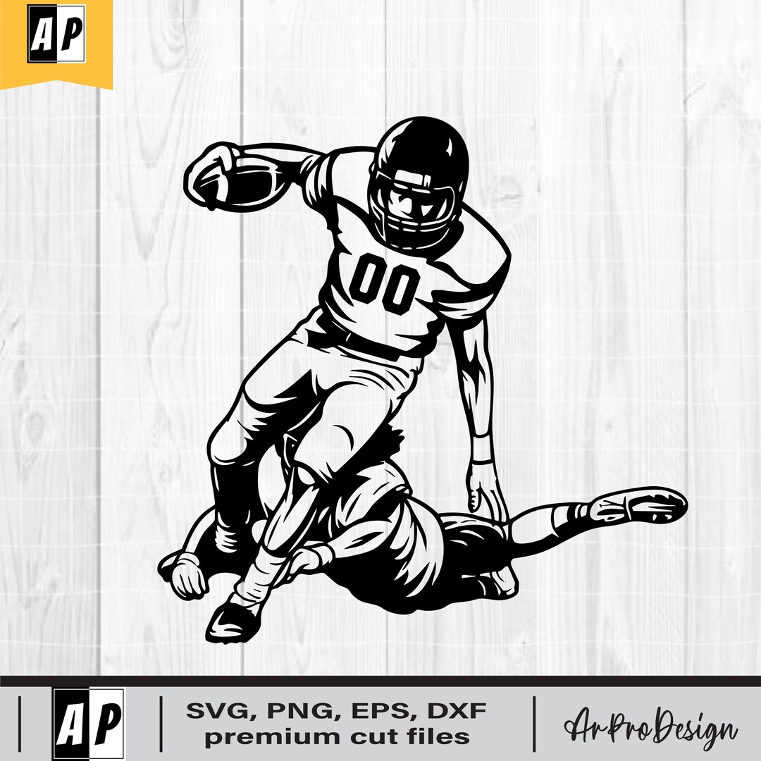 Football Tackle Svg, American Football Svg, Football Player Svg ...