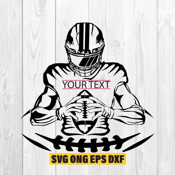 Football Svgamerican Football Player Svg Football Team - Etsy