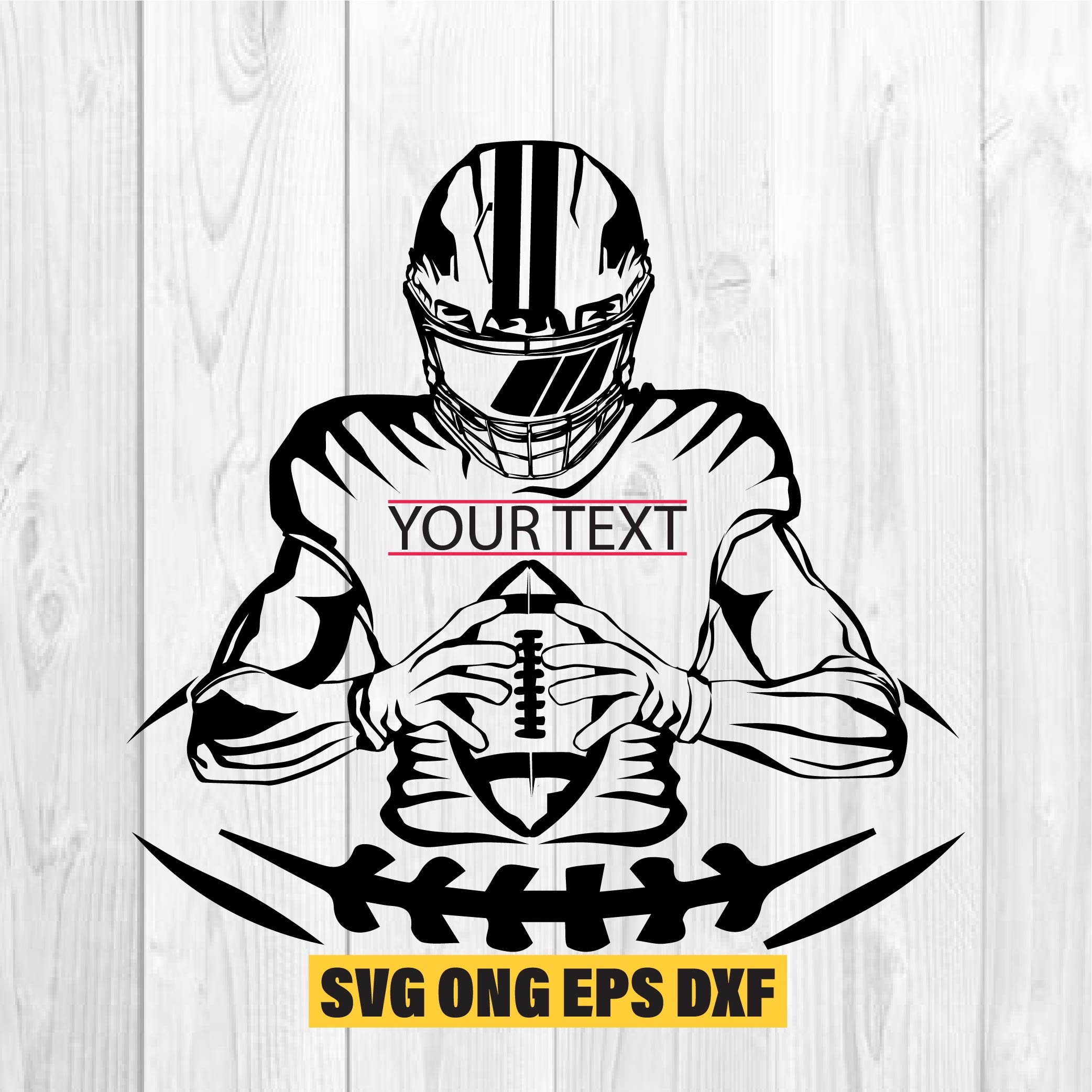 Football Svgamerican Football Player Svg Football Team - Etsy