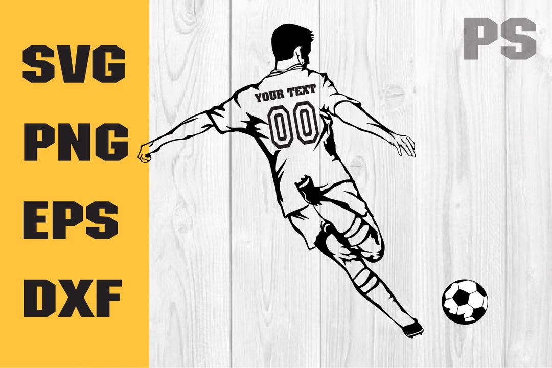 Soccer Player Svg, Soccer Monogram Svg, Soccer Clipart, Soccer Cricut ...