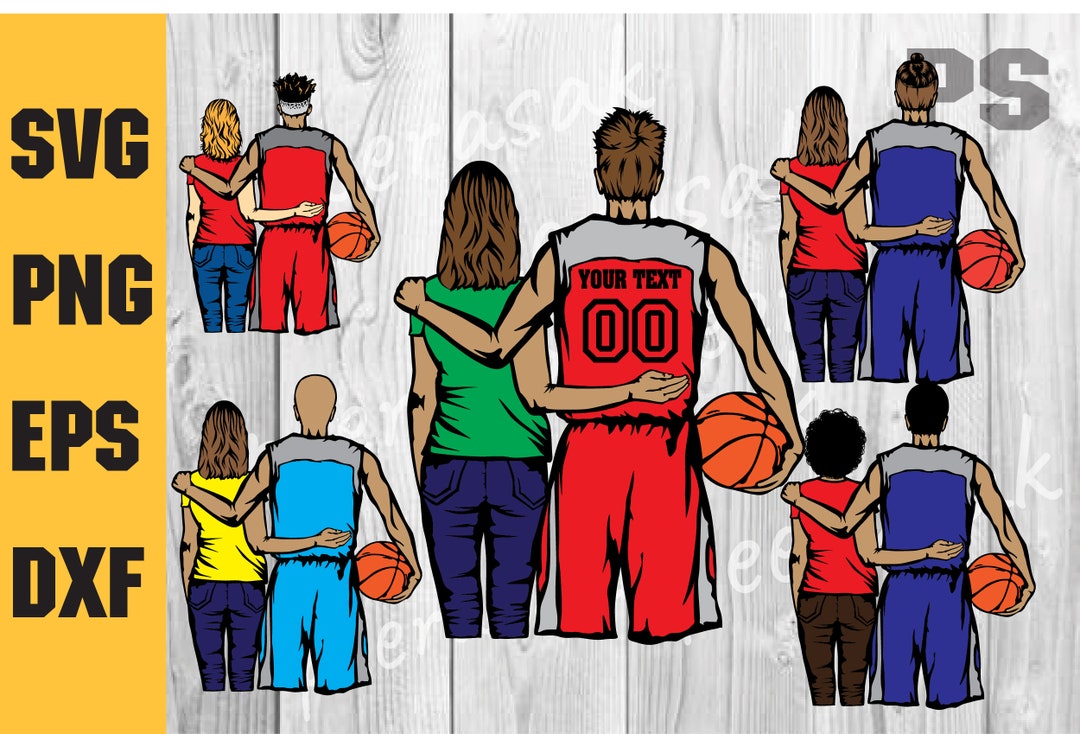 Basketball Svg, Love Basketball Svg, Colored Layers, Basketball Player ...