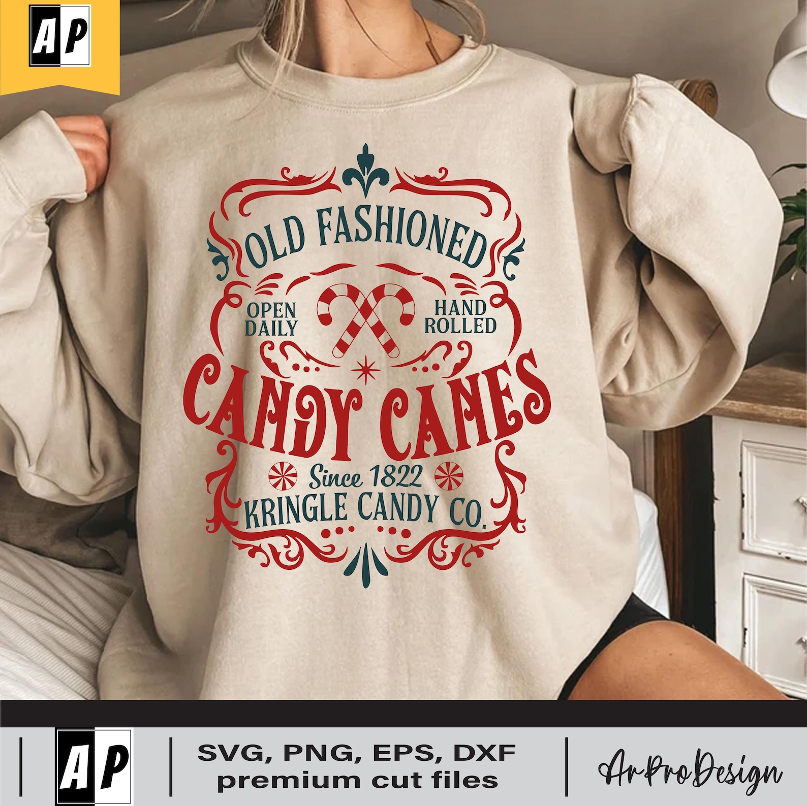 Olde Fashioned Candy Canes Svg, Christmas Candy Cane Svg, Xmas Sign ...