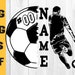 Soccer Player Svg, Soccer Monogram Svg, Soccer Clipart, Soccer Cricut ...