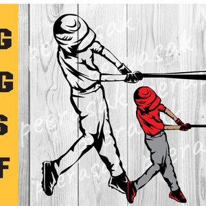 Baseball Boy Player SVG, Baseball Player SVG, Colored Layers, Baseball ...