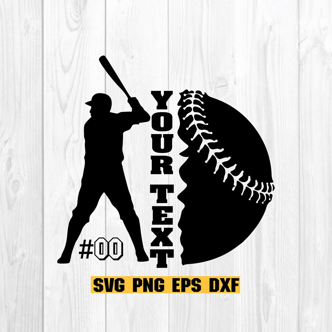 Baseball Template Svg, Baseball Svg, Team, Svg, Eps, Dxf, Png ...