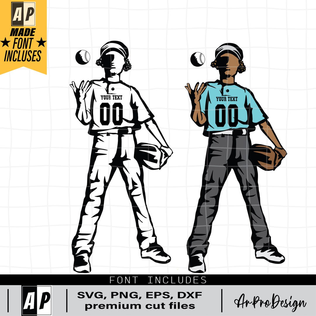 Baseball Boy Pitcher Svg, Baseball SVG, Colored Layers, Baseball Player ...