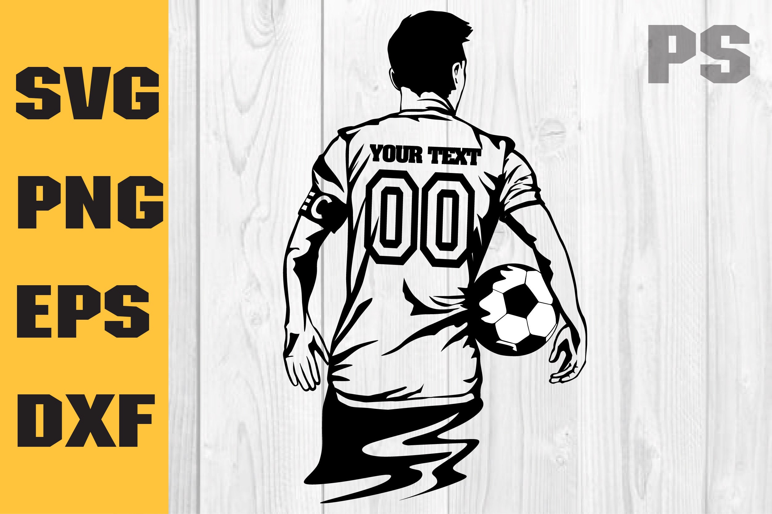 Soccer Player Svg Soccer Monogram Svg Soccer Clipart Soccer - Etsy UK