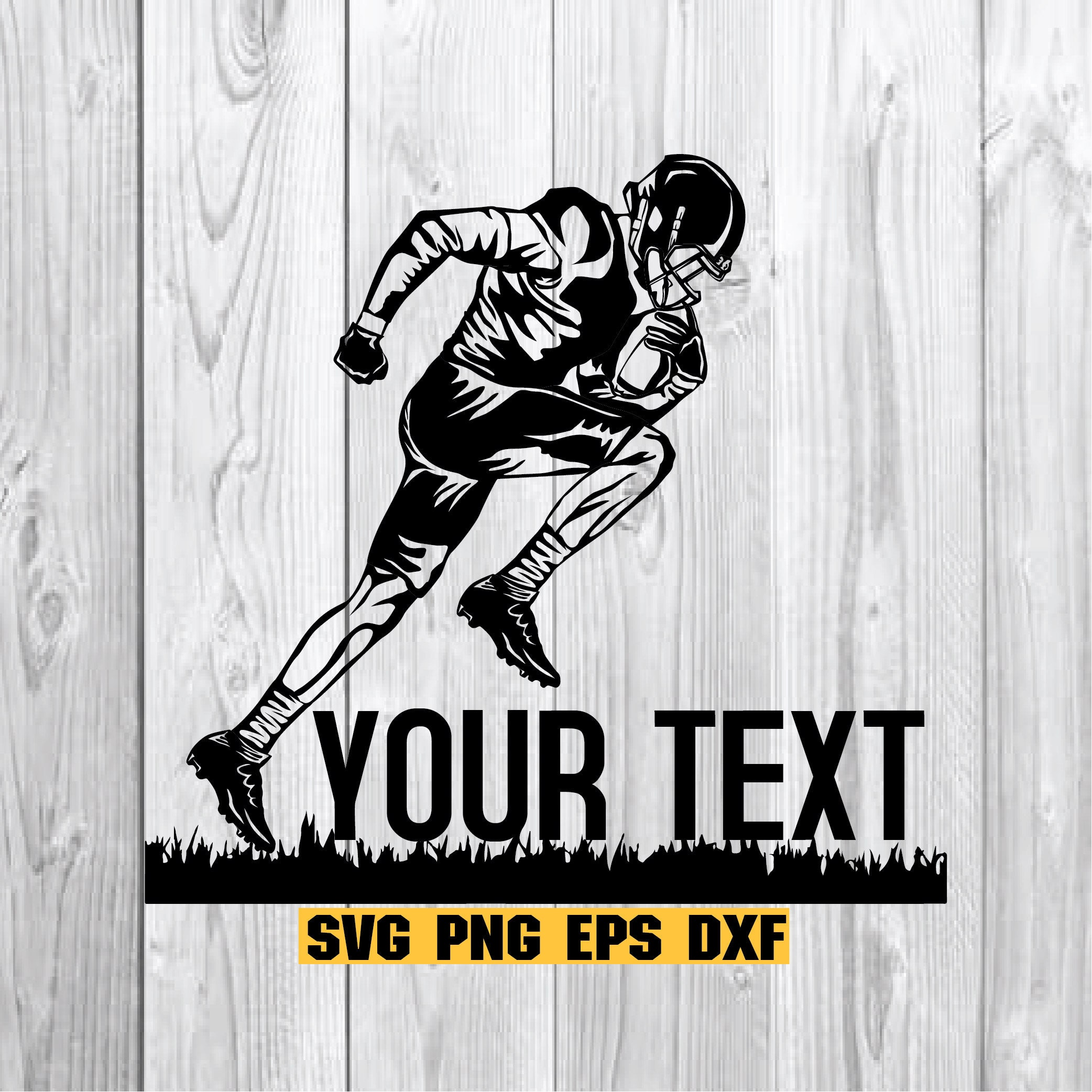 Football Player Svg Football Svg Football Team Football | Etsy