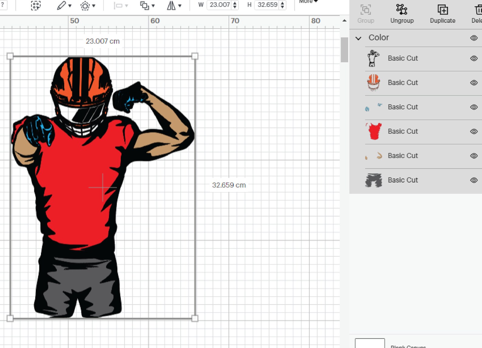 Football Player Svg Football Svg Colored Layers Football - Etsy