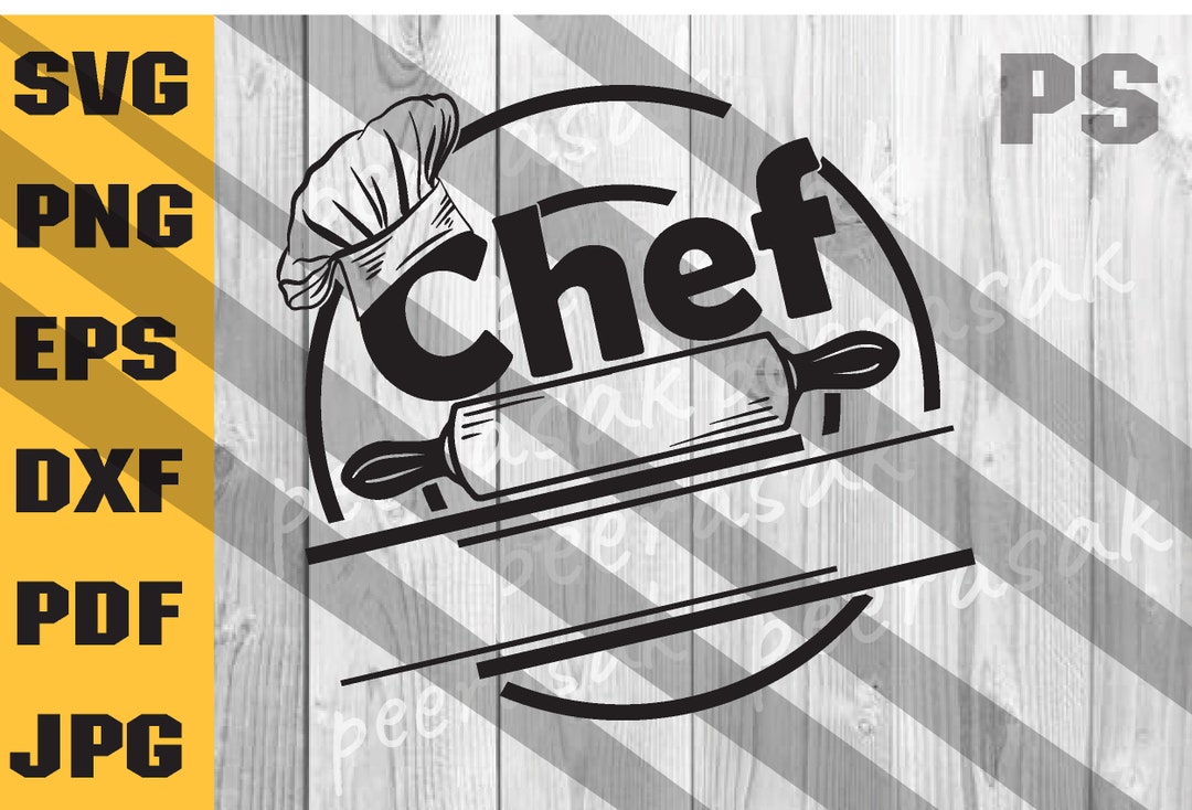 Chef Logo SVG, Chef Svg, Cook Svg, Chef Clipart, Chef Files for Cricut ...