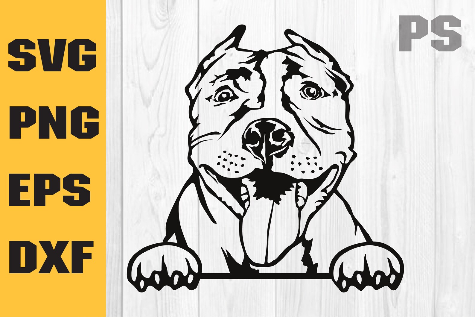 Pitbull Svg American Pit Bull Svg Pitbull Clipart Pitbull - Etsy