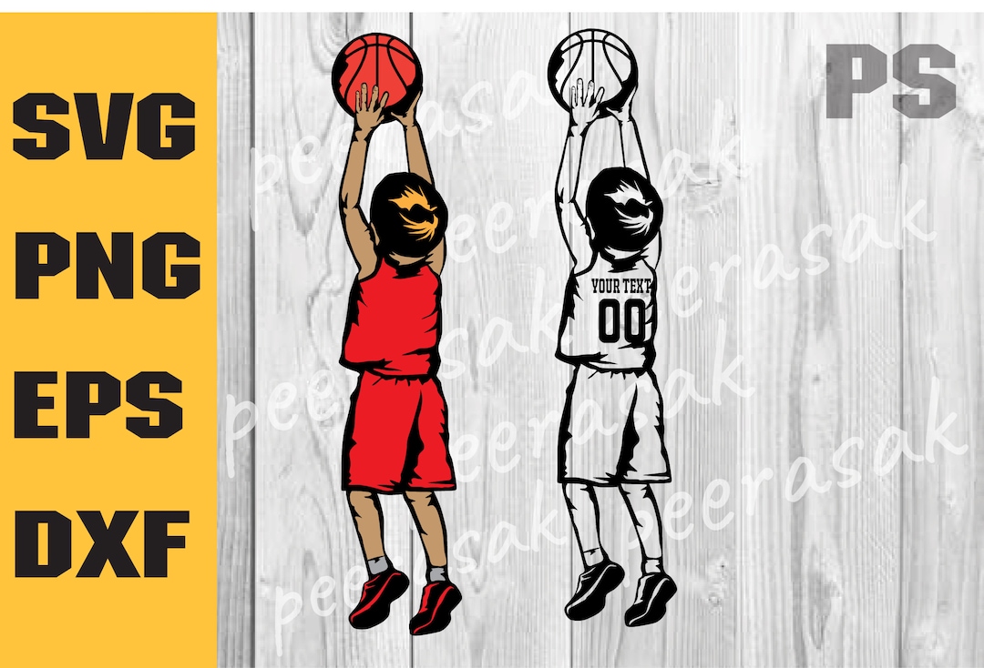 Basketball Boy Svg, Basketball Name SVG, Colored Layers, Basketball Svg ...
