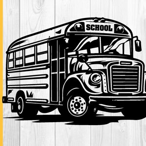 School Bus SVG, Schoolbus SVG, School Decal Vinyl Graphics, School Bus ...