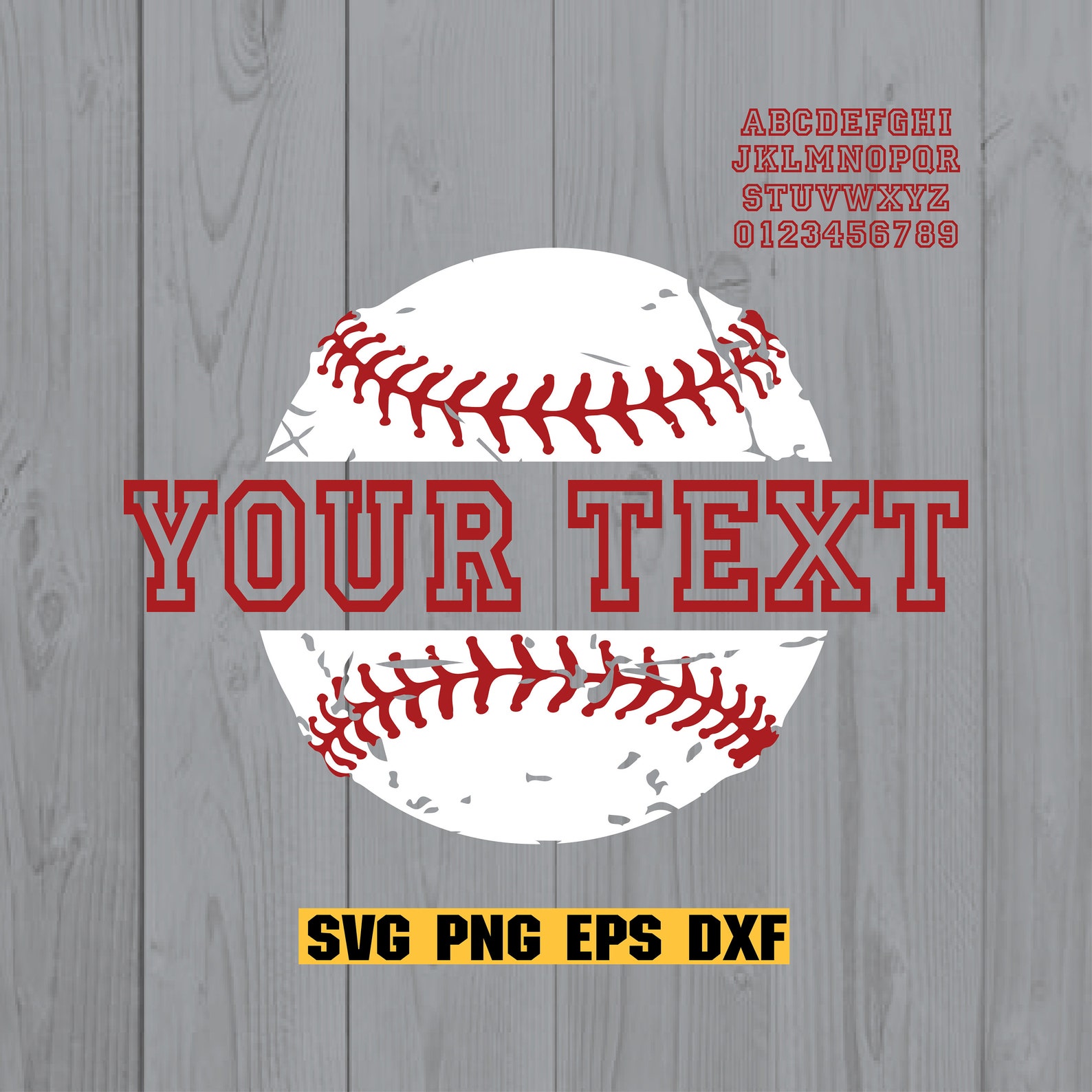Split Baseball Svg Split Softball Svg Cut File Distressed - Etsy