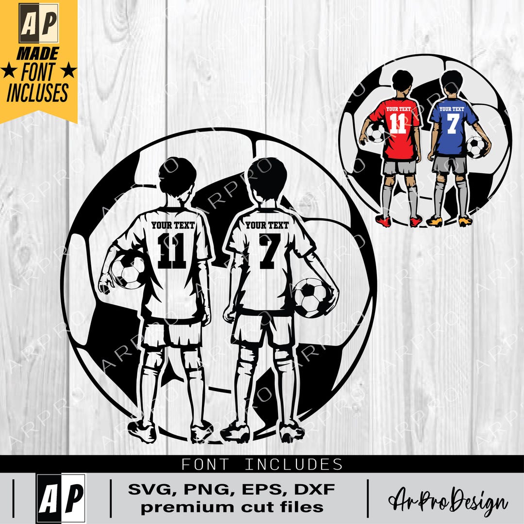 Soccer Svg Png, Soccer Player Svg, Soccer Kid Svg, Colored Layers ...