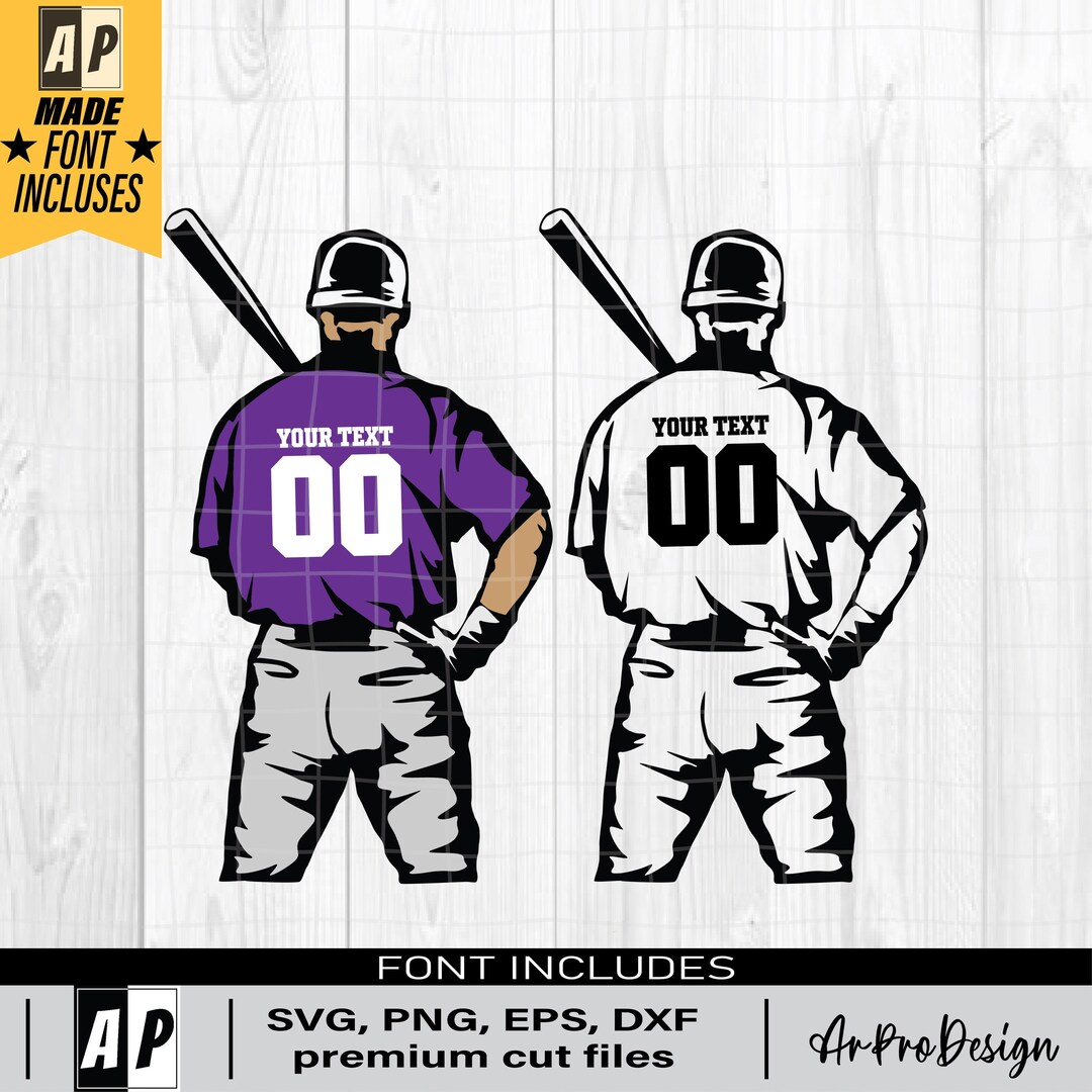 Baseball Player SVG, Baseball Monogram for Silhouette, Softball Svg Files, Softball Silhouette ...