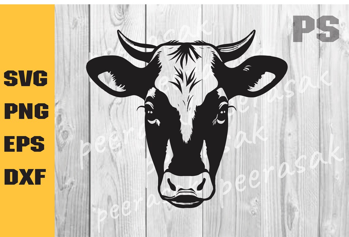Cow Animal SVG Cow SVG Cow Face SVG Cow Head Svg Cow Skull - Etsy