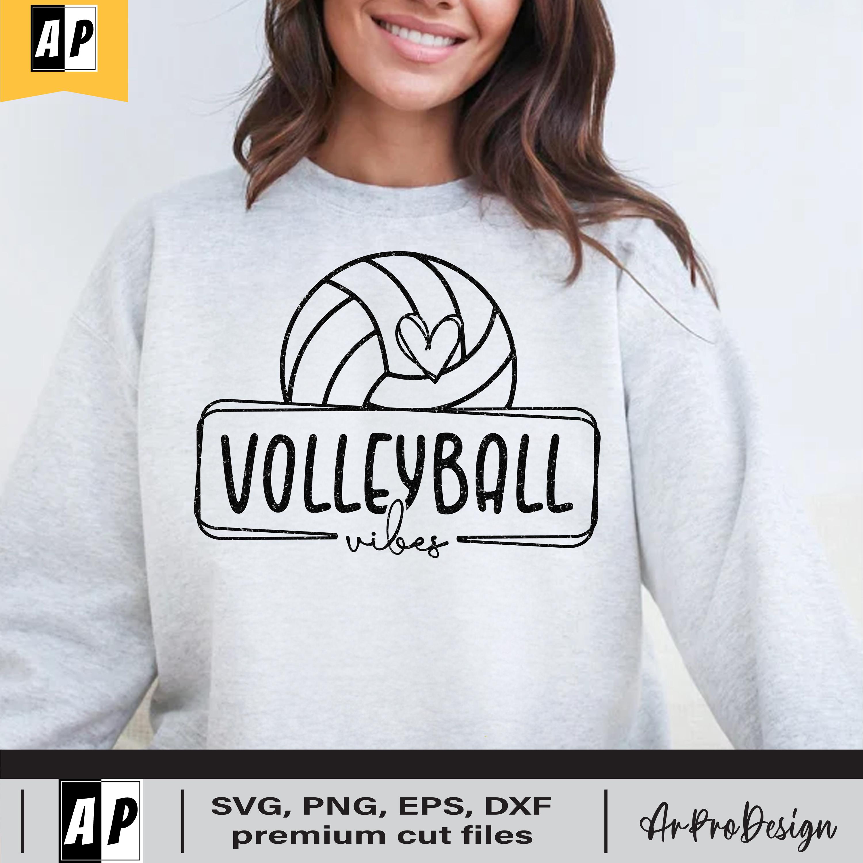 Volleyball Svg, Volleyball Vibes SVG, Game Day Volleyball Svg ...