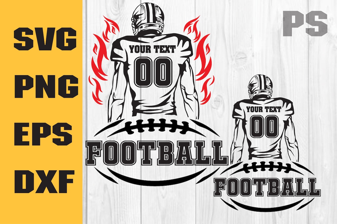 Football Player Svg Football Svg Personalized Football Svg - Etsy