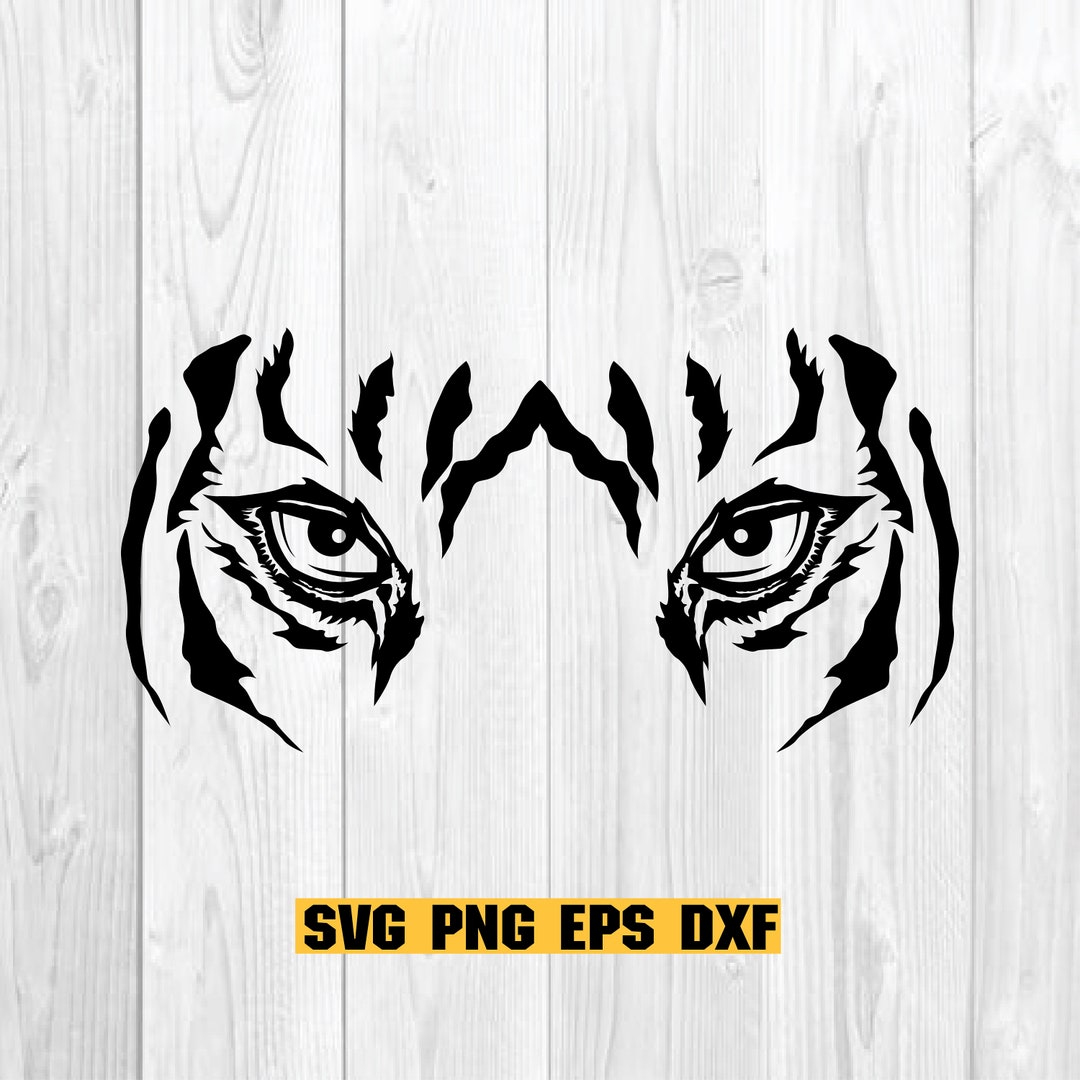 Tiger Eyes Svg Cut File, Tiger Design, Tiger Eyes Tattoo, Tiger Clip ...