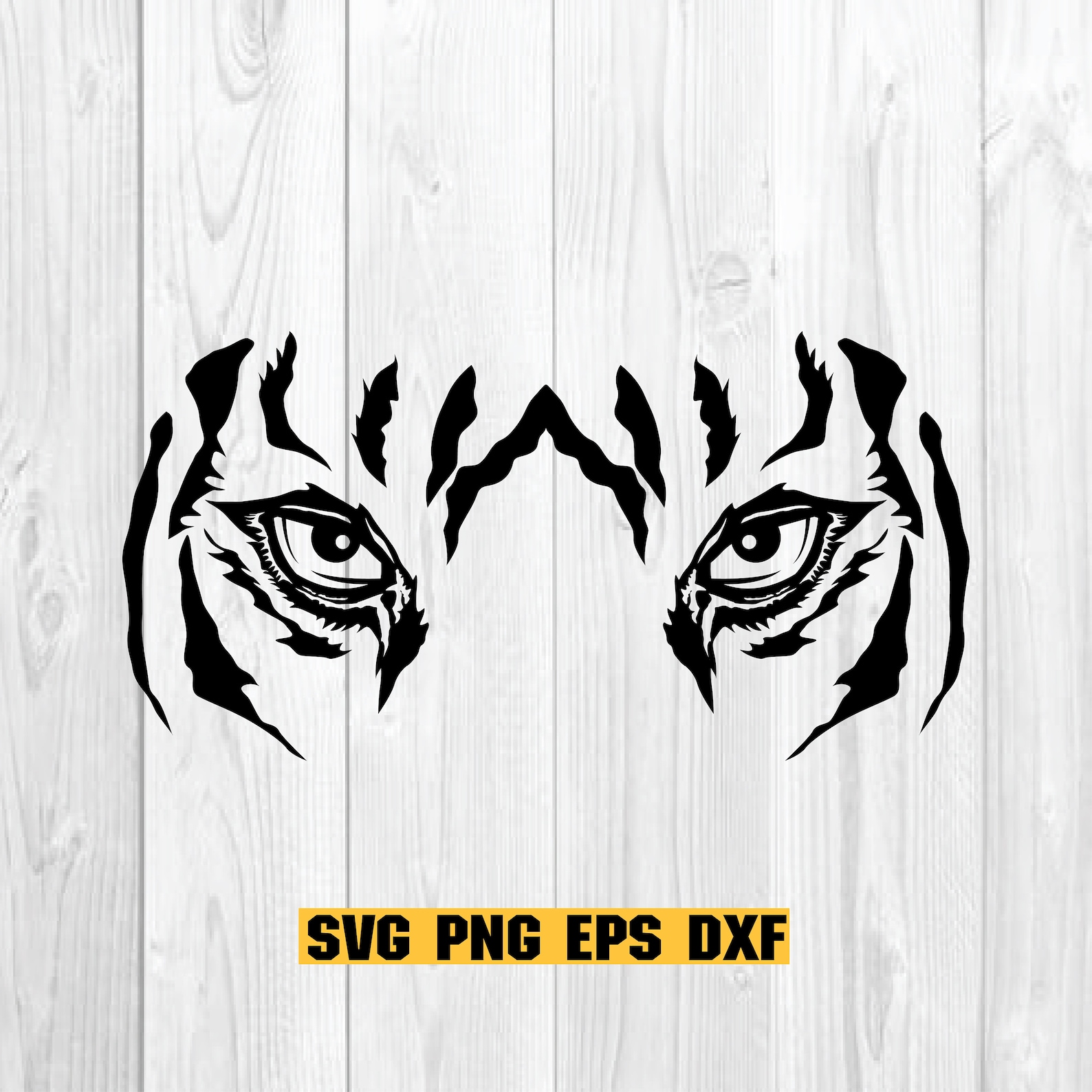 Tiger Eyes Svg Cut File Tiger Design Tiger Eyes Tattoo | Etsy