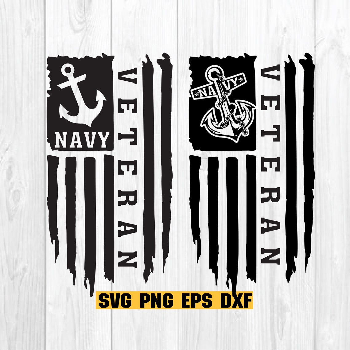 Distressed Navy Veteran Flag Svg Navy Veteran Svg American | Etsy