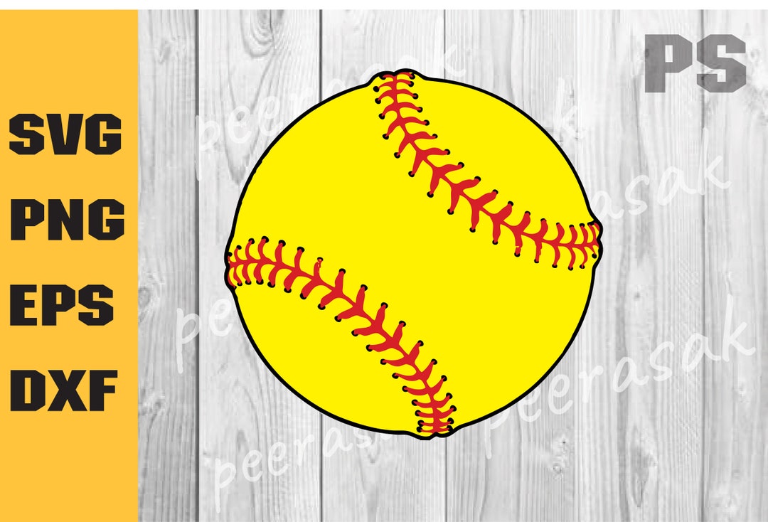 Softball SVG, Silhouette, Base Bat Sport Activity or Cricut, Sticker ...