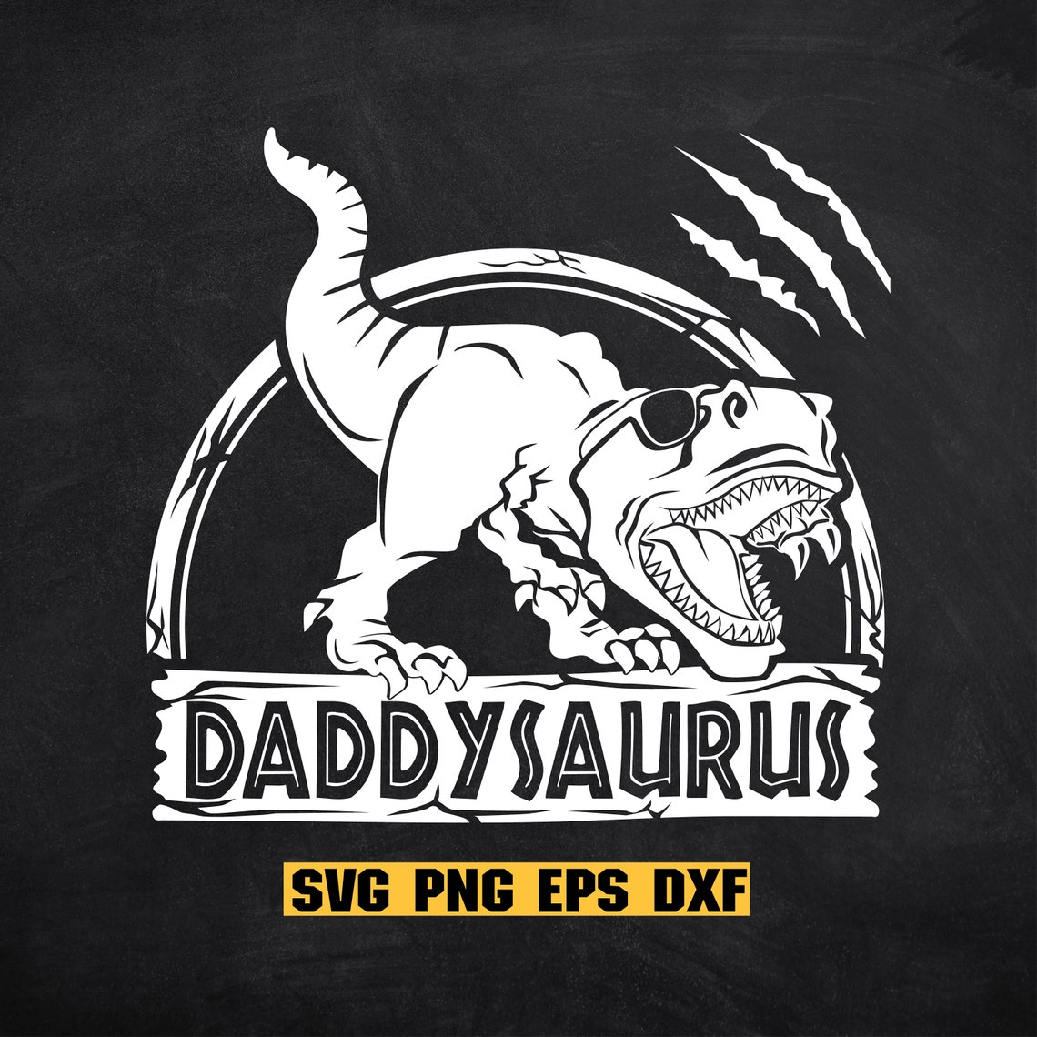 Daddysaurus Svg Saurus Rex Svg Dxf Papa Saurus T-rex - Etsy