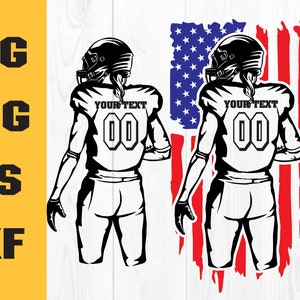 American Football Girl Svg Football Ladies Woman Football - Etsy