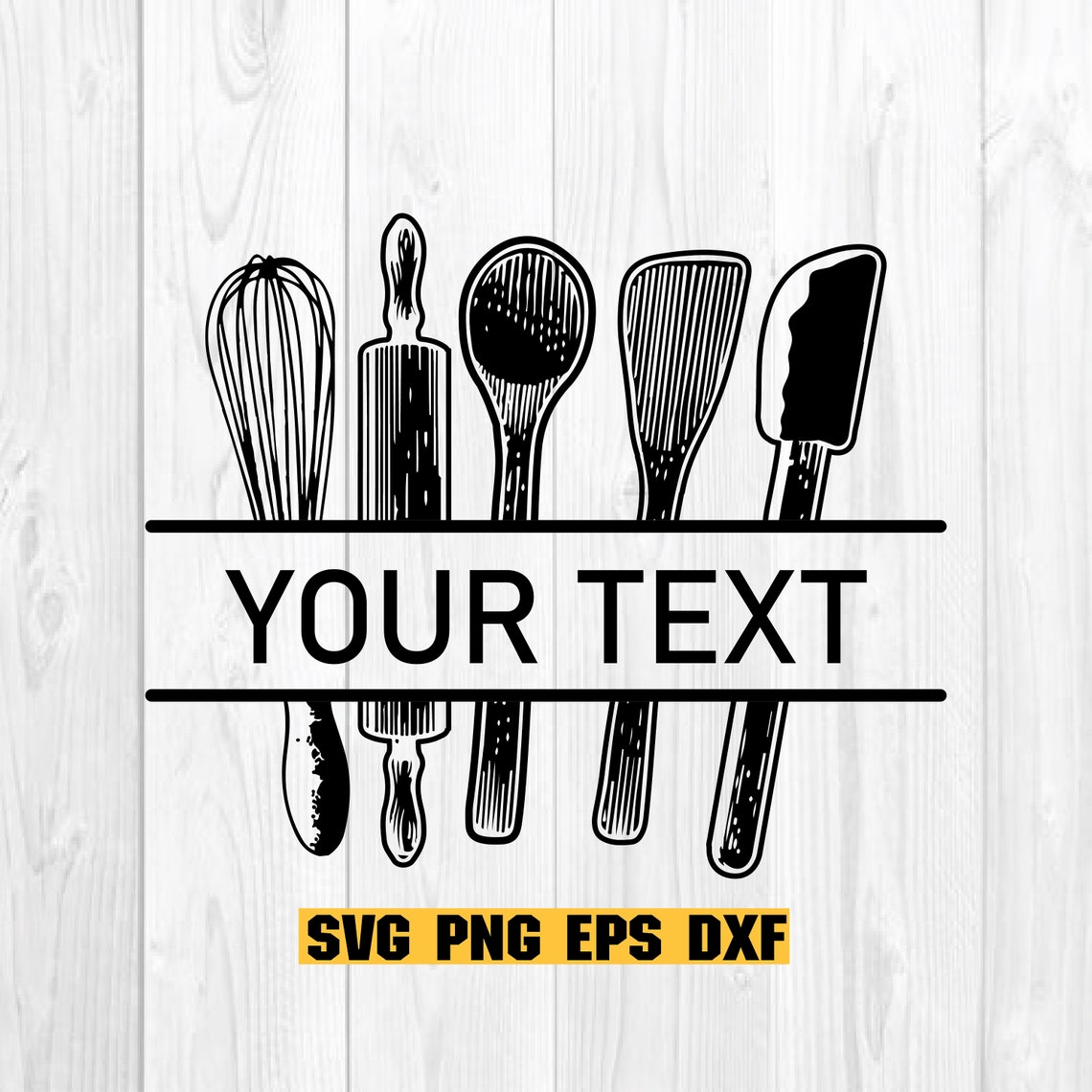 Kitchen Svg Kitchen Split Frame SVG Kitchen Split Monogram - Etsy