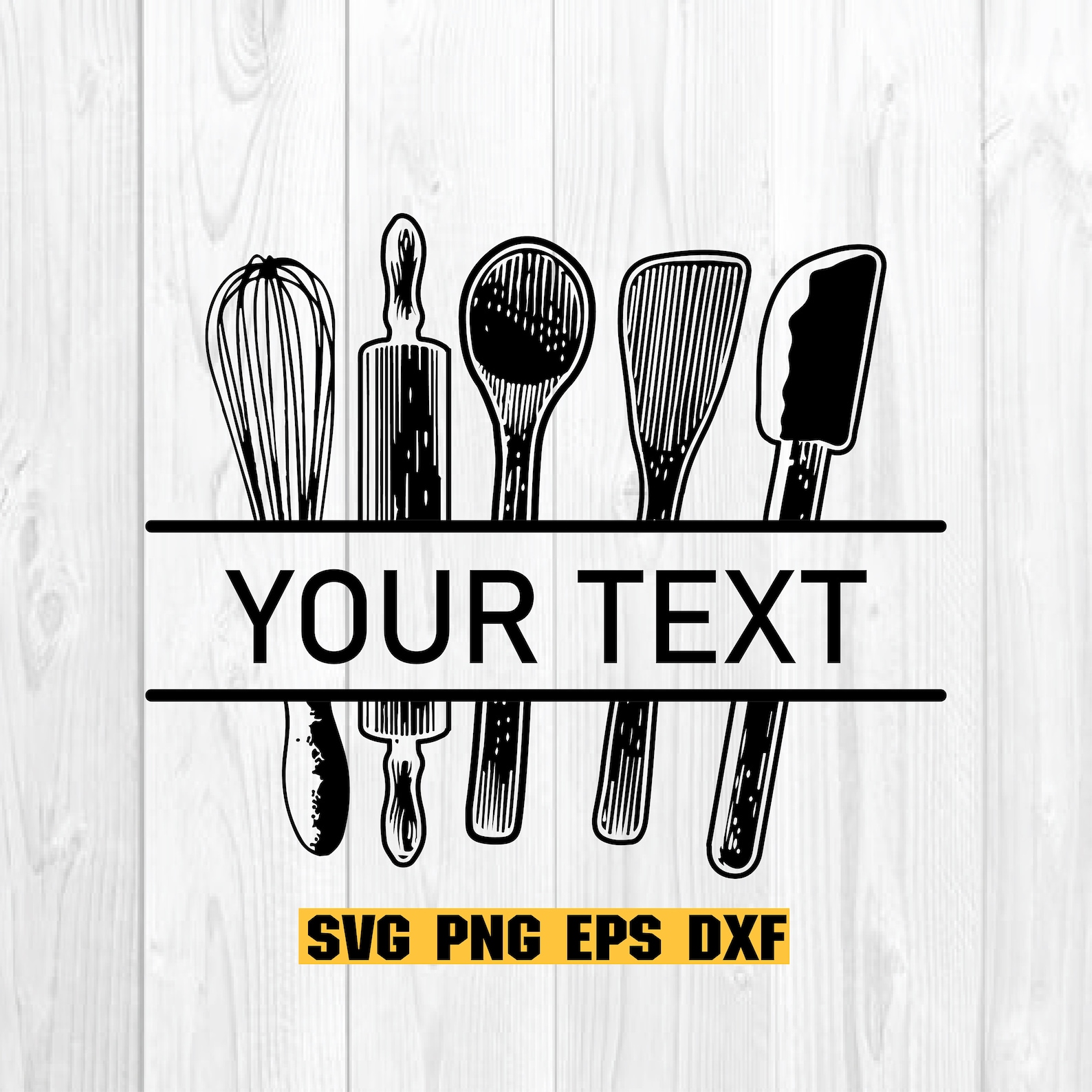 Kitchen Svg Kitchen Split Frame SVG Kitchen Split Monogram - Etsy