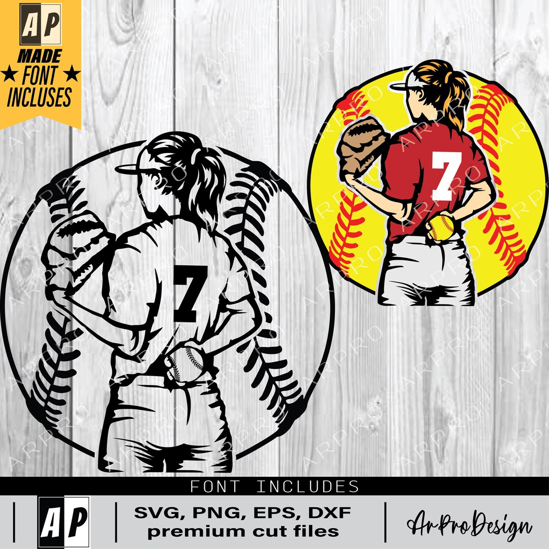 Softball Pitcher Svg, Softball Player Svg, Softball Team Svg ...