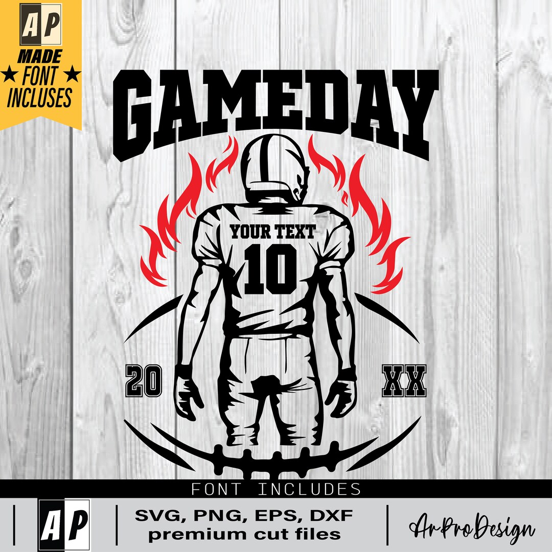 Football Player Svg, Gameday SVG, Football Svg, Football Team, Football ...