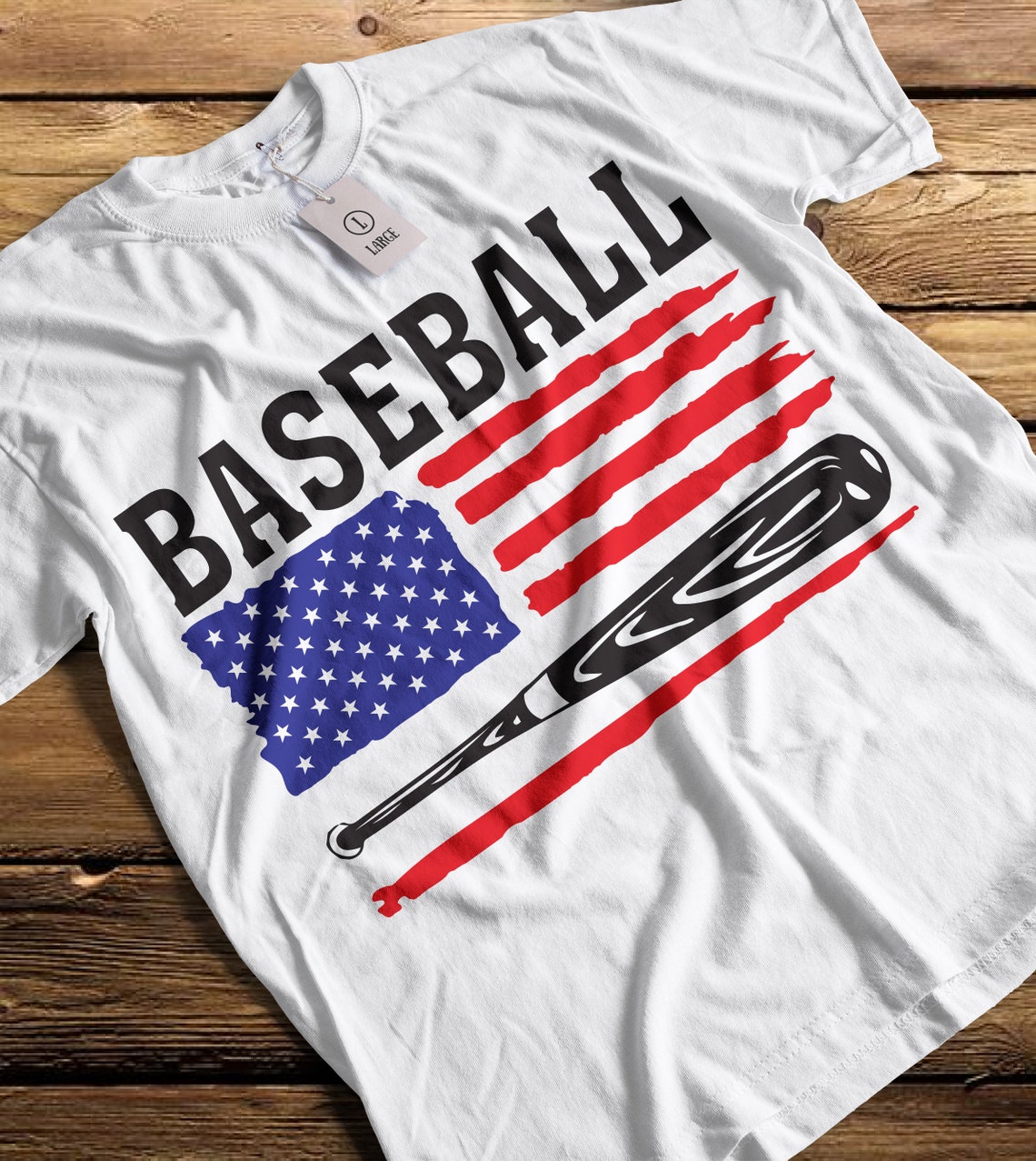 USA Baseball Flag Svg Baseball Svg Grunge Svg Distressed | Etsy