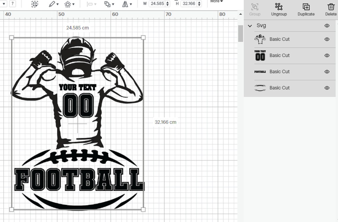 Football Player Svg, Football Svg, Personalized Football Svg, Football ...