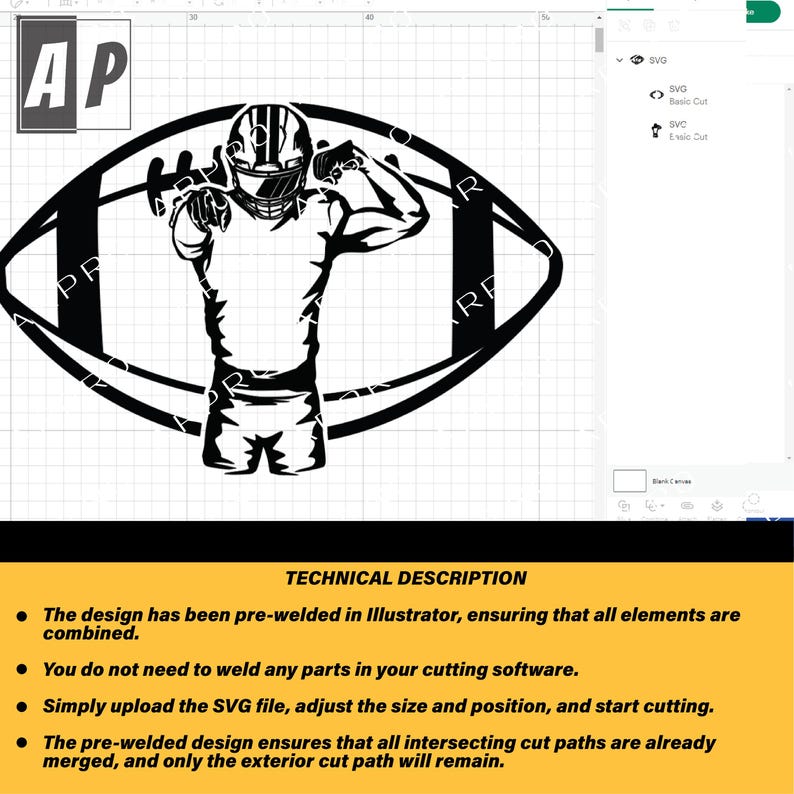 Football Svg Png, Football Player Svg, Football Name Svg, Football ...