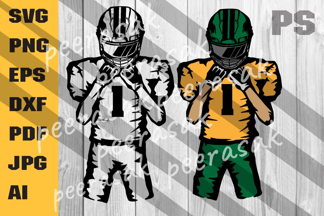 Football Boy, Football Player Svg, Football Svg, Colored Layers ...
