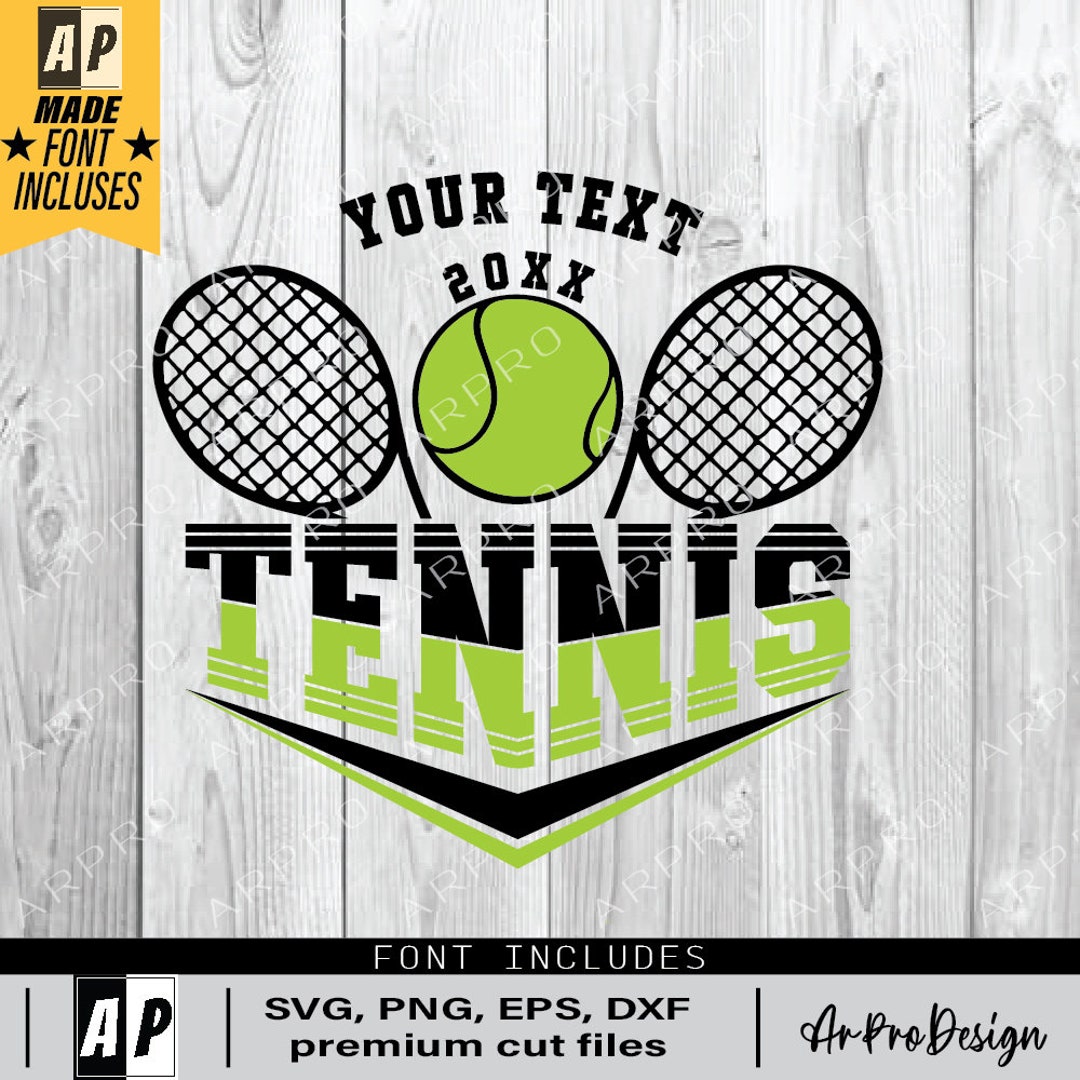 Tennis Svg, Tennis Ball Svg, Tennis Team Svg, Tennis Club Svg, Template ...